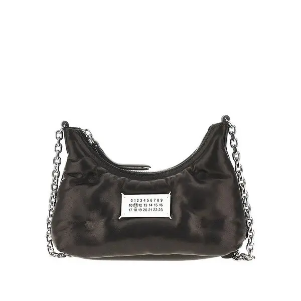 MAISON MARGIELA Micro Glam Slam Hobo Bag - Black