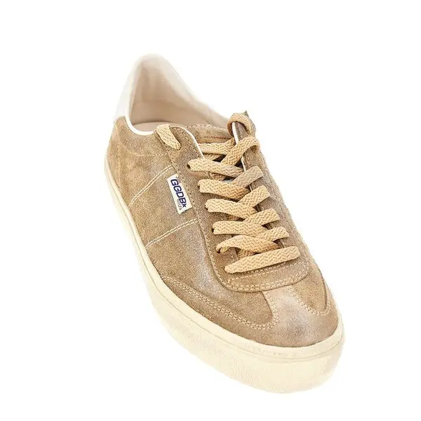 GOLDEN GOOSE Soul-star Suede Leather Sneakers - Cream