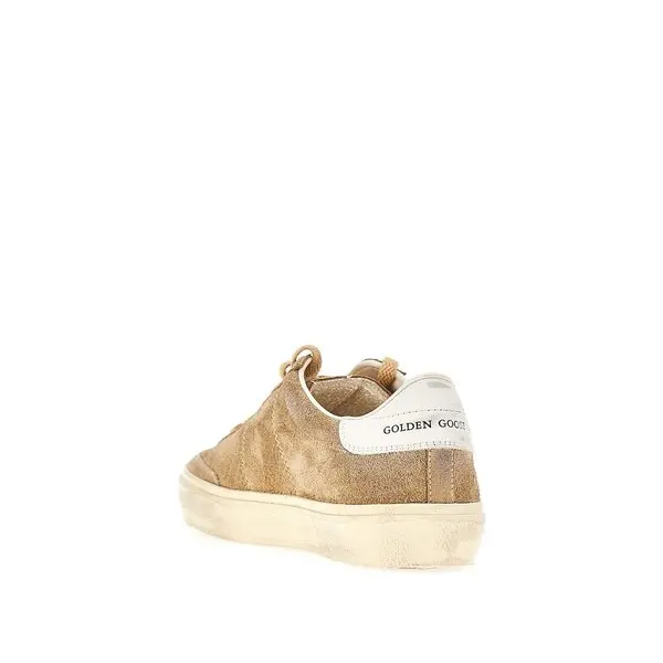 GOLDEN GOOSE Soul-star Suede Leather Sneakers - Cream