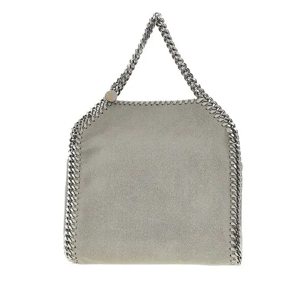 Stella McCartney Mini Falabella Bag With Chain Edges - Gray