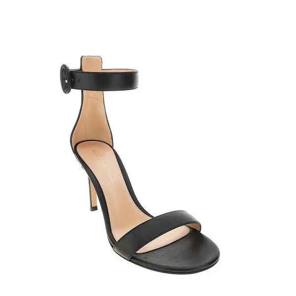 GIANVITO ROSSI Smooth Leather Stiletto Sandals