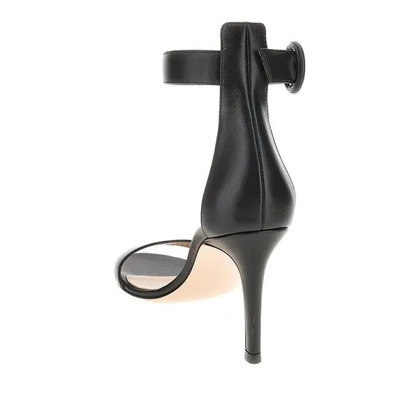 GIANVITO ROSSI Smooth Leather Stiletto Sandals