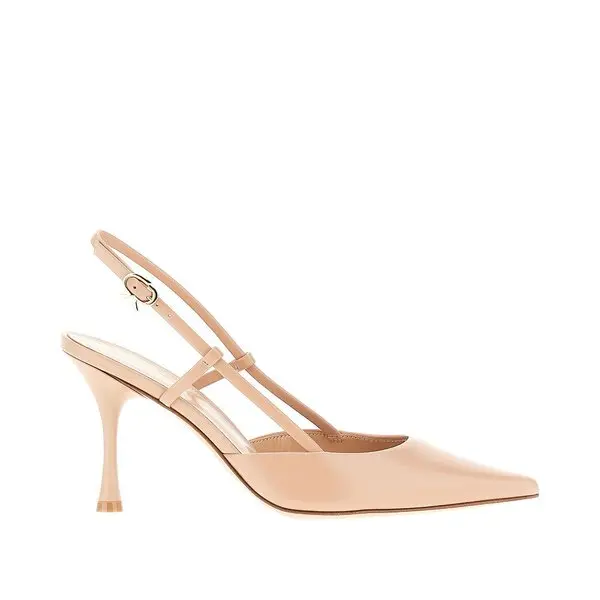 GIANVITO ROSSI Ascent Leather Slingback Pumps - Pink