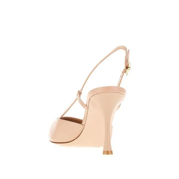 GIANVITO ROSSI Ascent Leather Slingback Pumps - Pink