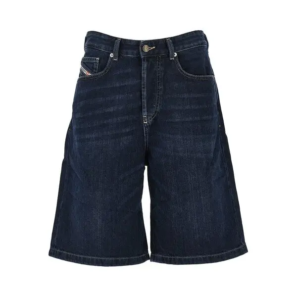 DIESEL® De-sire™ Denim Wide Leg Shorts - Blue