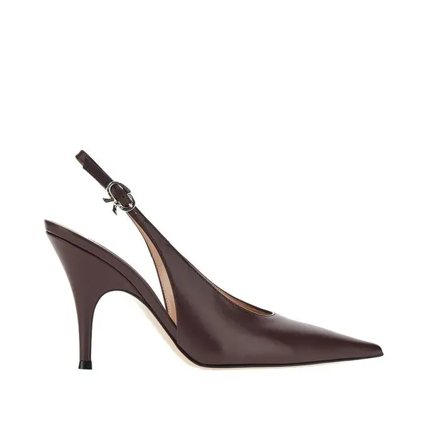 GIANVITO ROSSI Sofia' Leather Slingback Pumps - Red