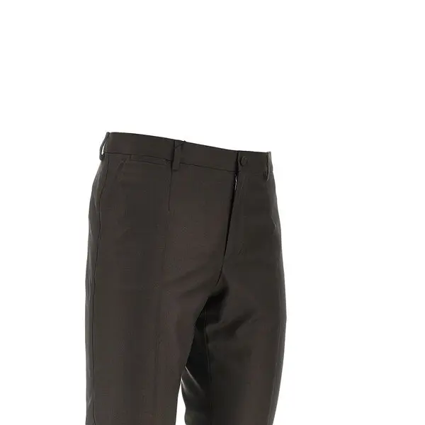 Dolce & Gabbana Virgin Wool Twill Tailored Pants