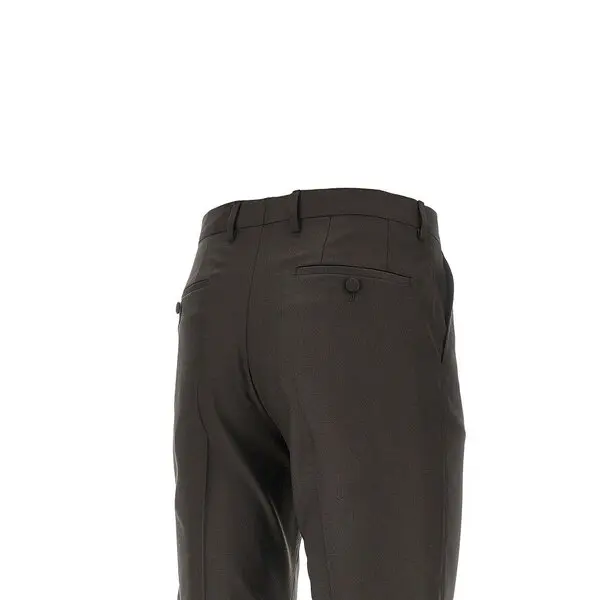 Dolce & Gabbana Virgin Wool Twill Tailored Pants