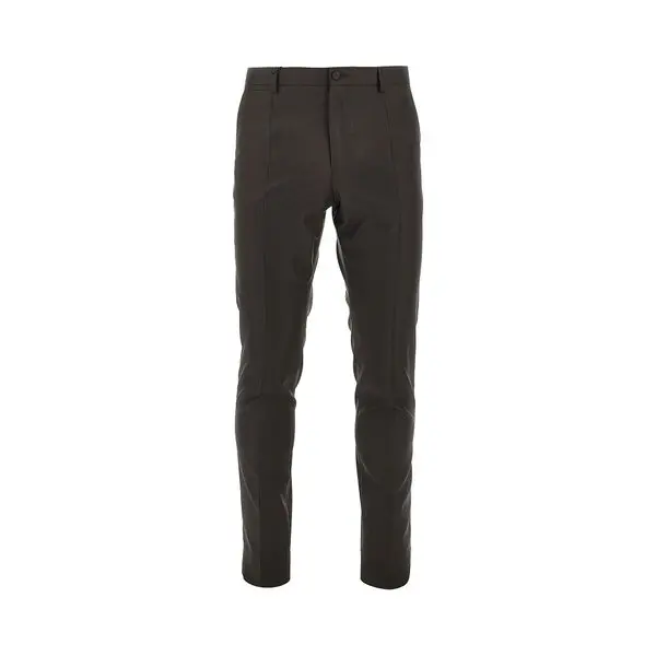 Dolce & Gabbana Virgin Wool Twill Tailored Pants - Brown