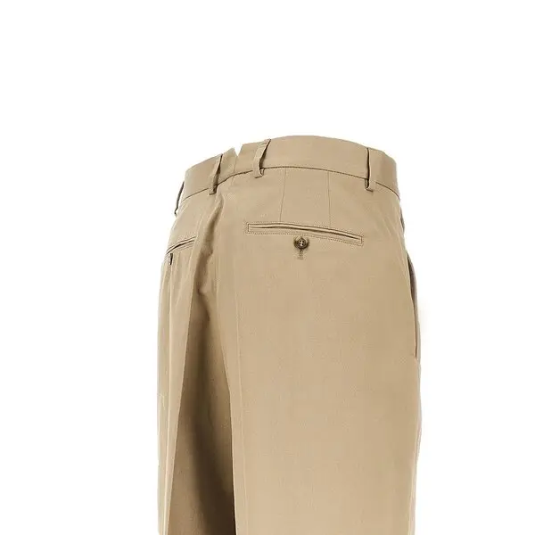 AMI Paris Cotton Gabardine Shorts With Darts