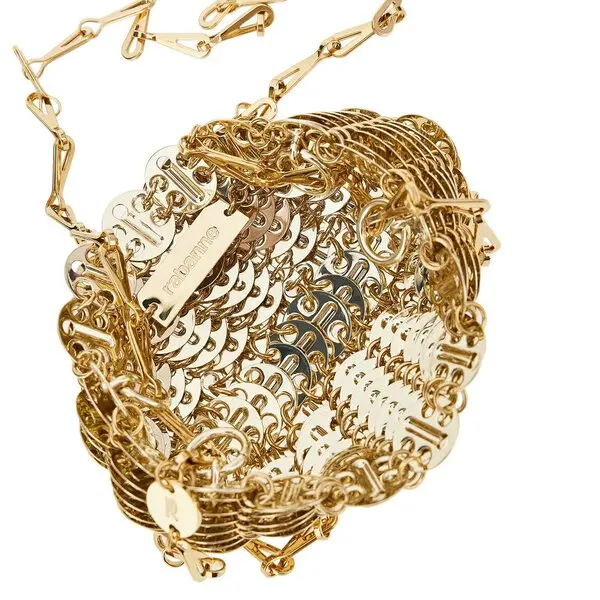 Rabanne 1969 Nano Bag Finish Metal Discs - Gold