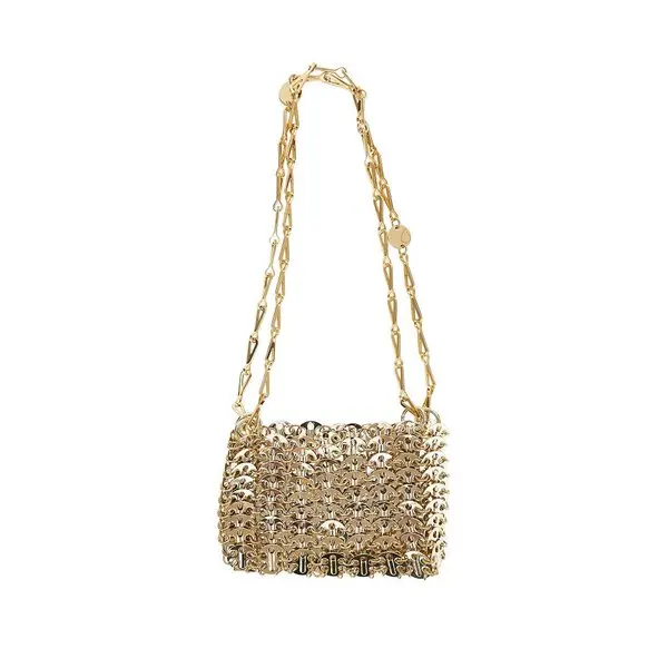 Rabanne 1969 Nano Bag Finish Metal Discs - Gold
