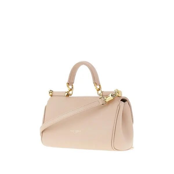 Dolce & Gabbana Plongé Leather 'my Sicily' Bag - Pink