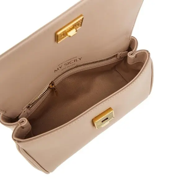 Dolce & Gabbana Plongé Leather 'my Sicily' Bag - Pink