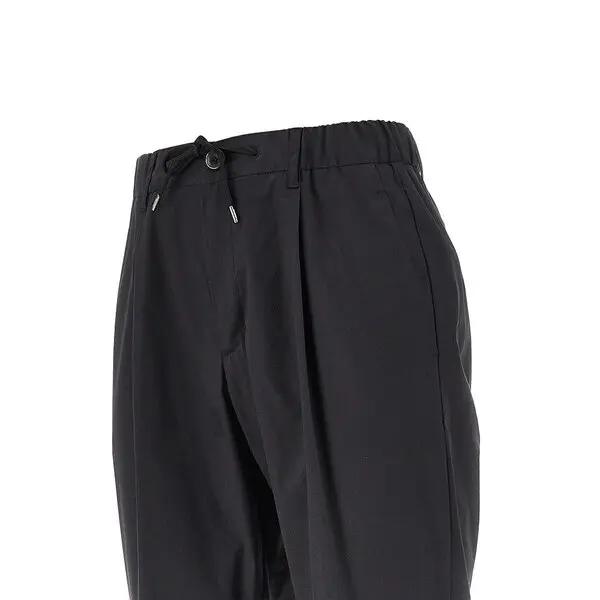 Herno Technical Poplin Pants With Drawstring