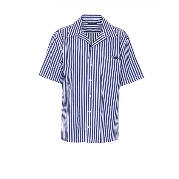 Dolce & Gabbana Logo Striped Shirt