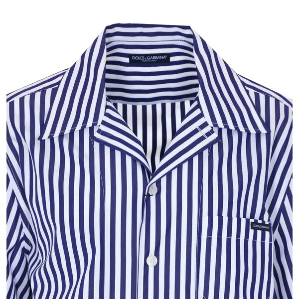 Dolce & Gabbana Logo Striped Shirt