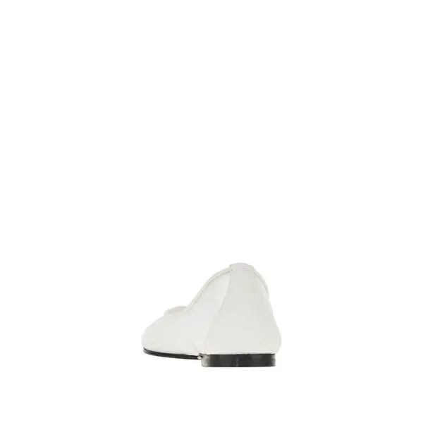 Jacquemus Ovalo Mesh Ballerinas - White