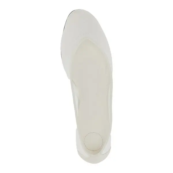Jacquemus Ovalo Mesh Ballerinas - White