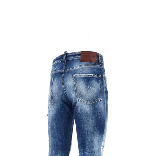 Dsquared2 Stretch Denim Teddy Jeans