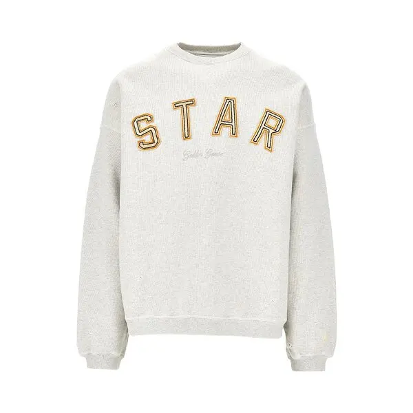 GOLDEN GOOSE Star" Cotton Sweatshirt With Embroidery