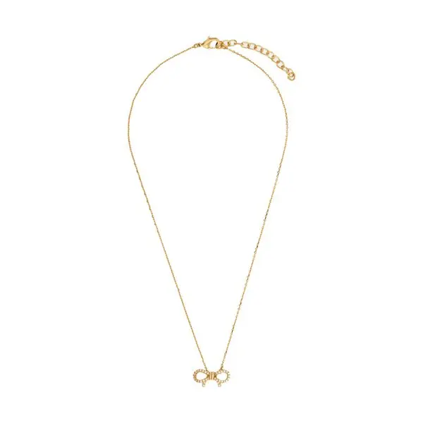 FERRAGAMO Vara Bow Pendant Necklace - Gold