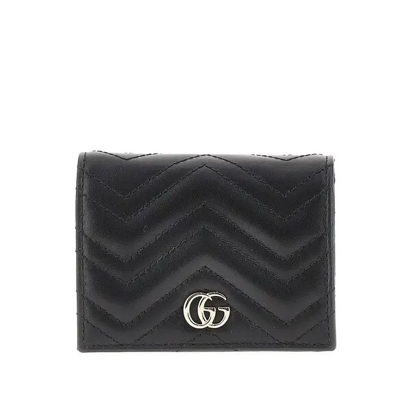 Gucci Gg Marmont' Mini Wallet - Black