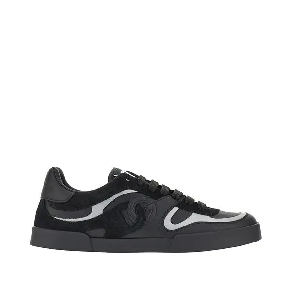 Dolce & Gabbana Portofino' Leather Sneakers - Black