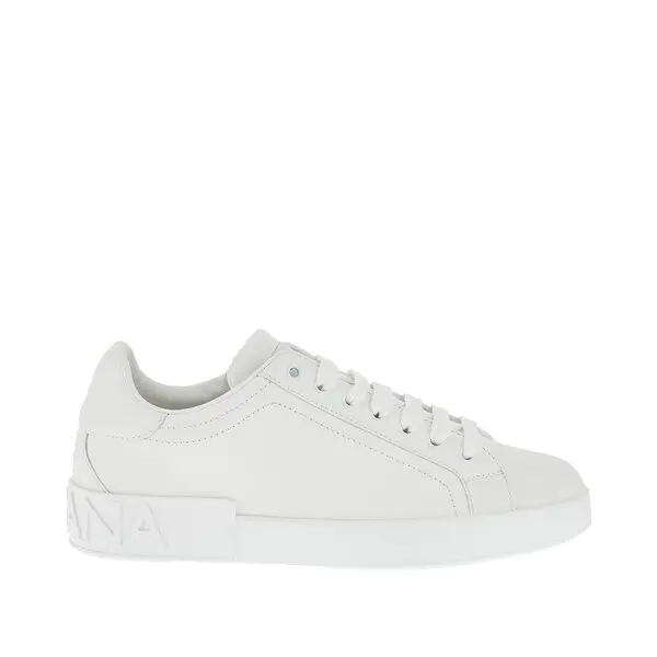 Dolce & Gabbana Portofino' Leather Sneakers - White