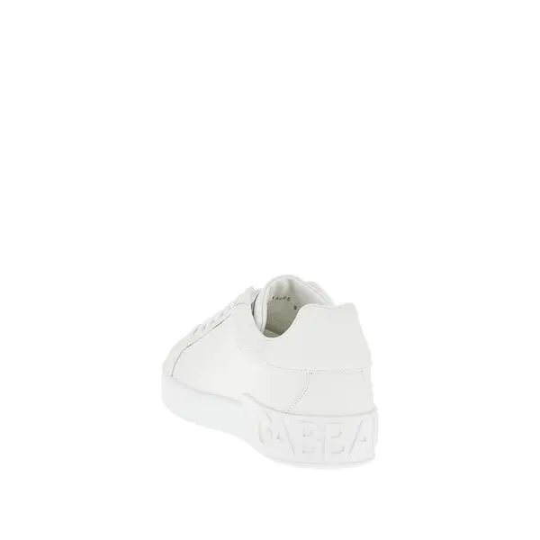 Dolce & Gabbana Portofino' Leather Sneakers - White