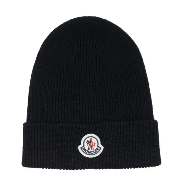 Moncler Logo Patch Beanie