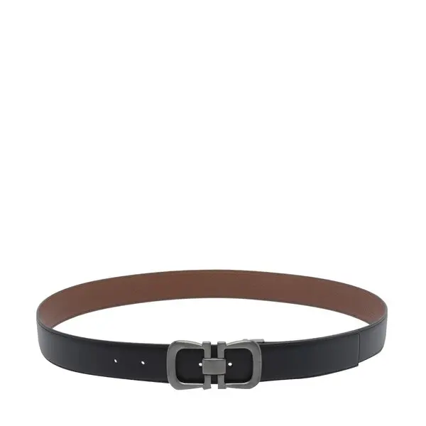 FERRAGAMO Adjustable Gancini Belt - Black