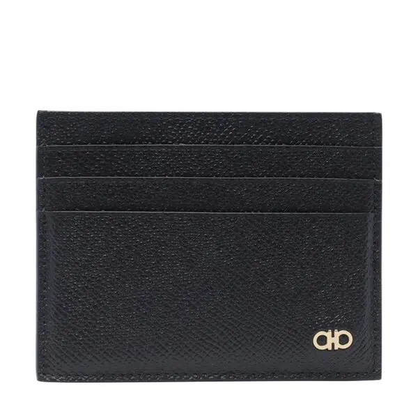 FERRAGAMO Gancini Cards Holder - Black