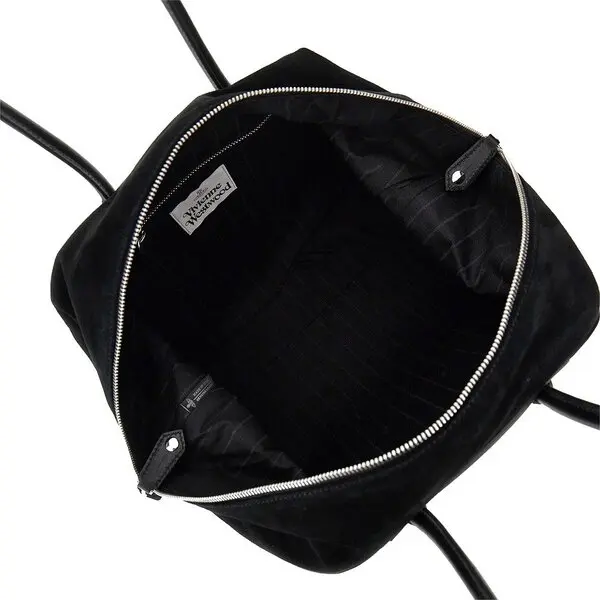VIVIENNE WESTWOOD Shirley Holdall Leather And Suede Bag