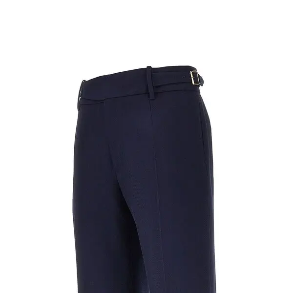 Dolce & Gabbana Wool Pants With Waist Straps