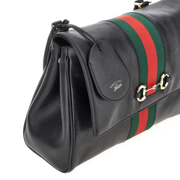 Gucci Leather Medium 'paparazzo' Bag