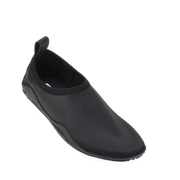 JIL SANDER Satin Flat Shoes With Rear Loop Tab