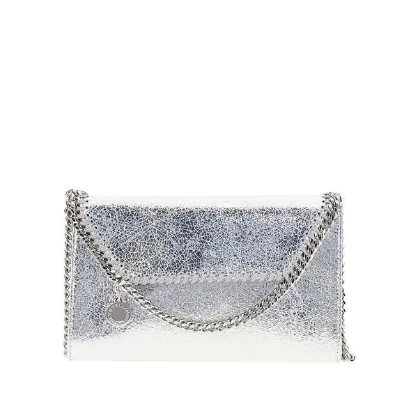 Stella McCartney Mini Falabella Crossbody Bag - Silver