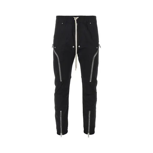 Rick Owens Stretch Cotton Heizer Cargo Pants - Black