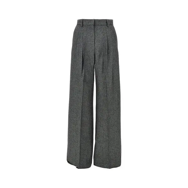 Andamane The Attico Nathalie Mouliné Knitting Pants - Gray