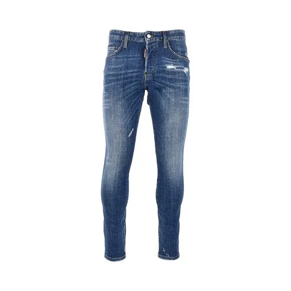 Dsquared2 Stretch Denim Skater Jeans - Blue