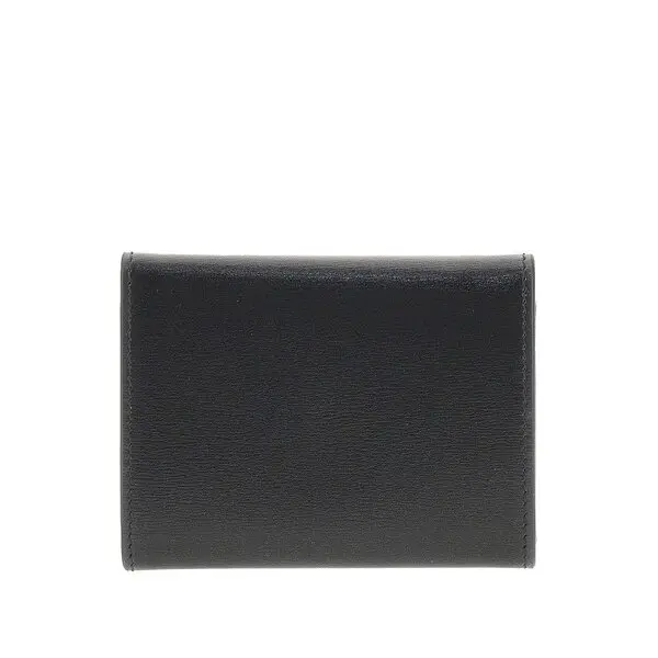 JIL SANDER Leather Mini Wallet - Black
