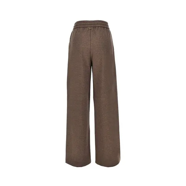 Max Mara Silk-blend Jersey Wide-leg Pants - Cream