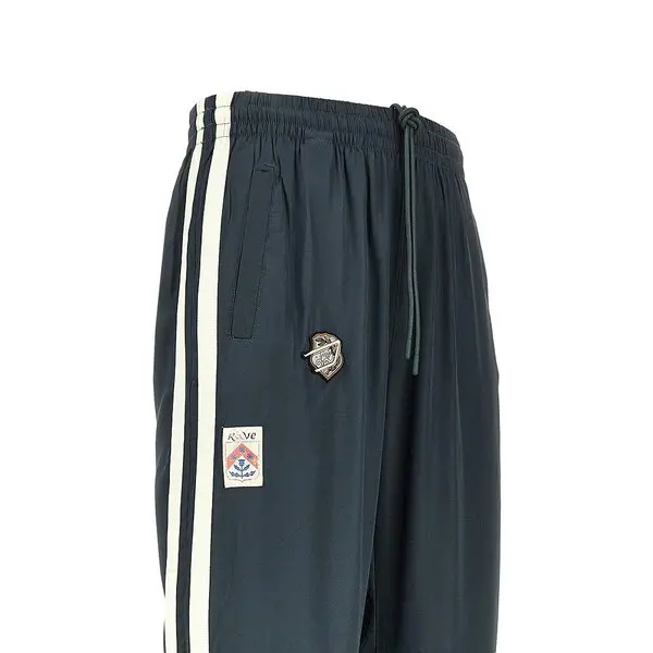 DIESEL® Satin Track Pants With Patches