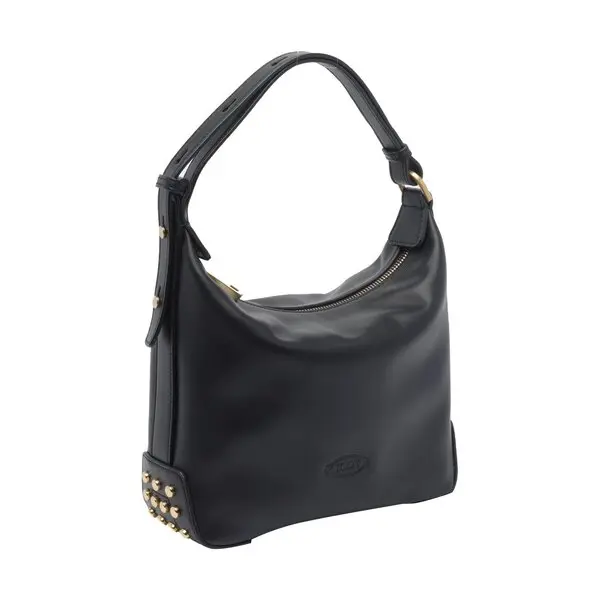 TOD'S Mini Metal Dots Handbag - Black