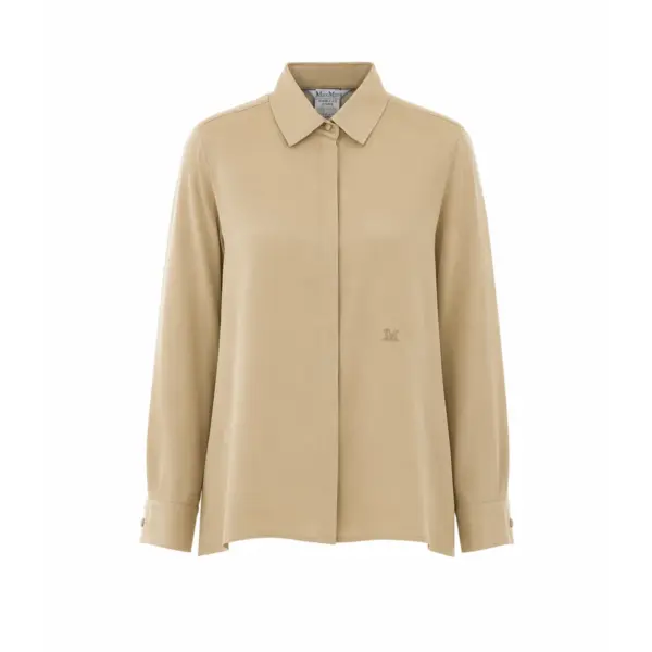 Max Mara Geranio Silk Shirt - Cream