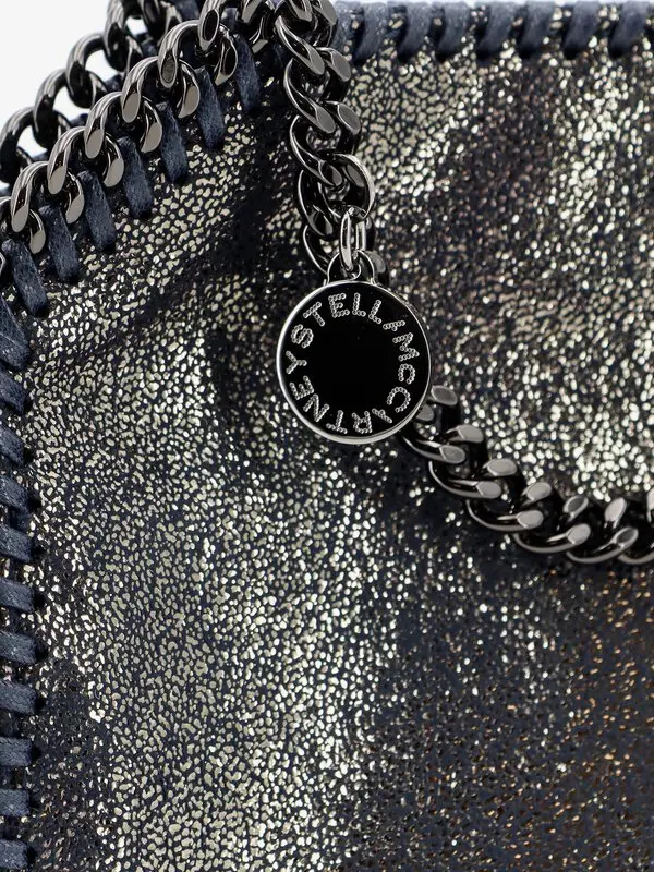 Stella McCartney Falabella Tiny Shiny Shaggy Deer Crossbody Bag - Multicolor