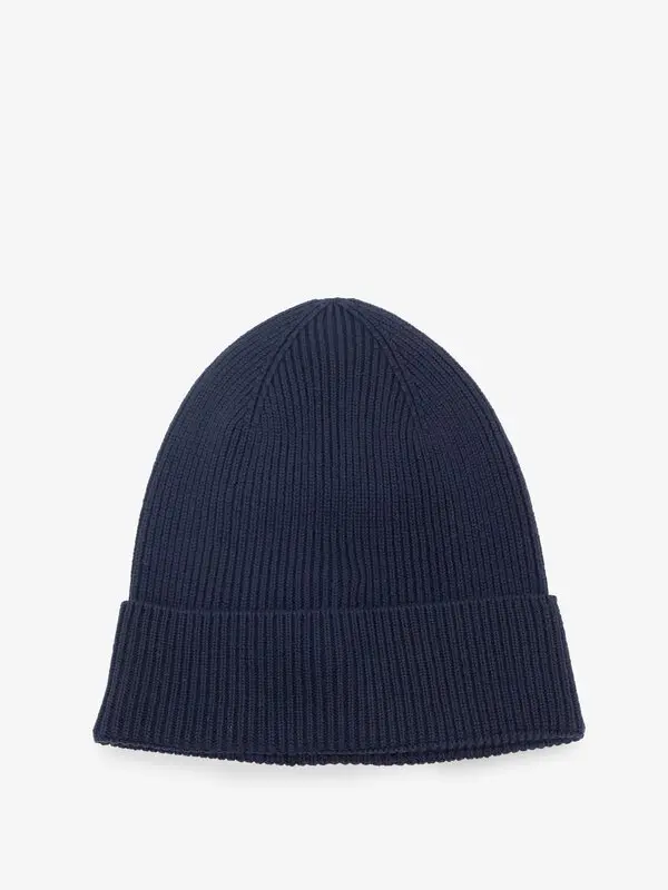 Moncler Virgin Wool Ribbed Knit Beanie - Multicolor