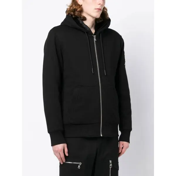 Moose Knuckles Cotton Blend Zip-up Hooded Jacket
