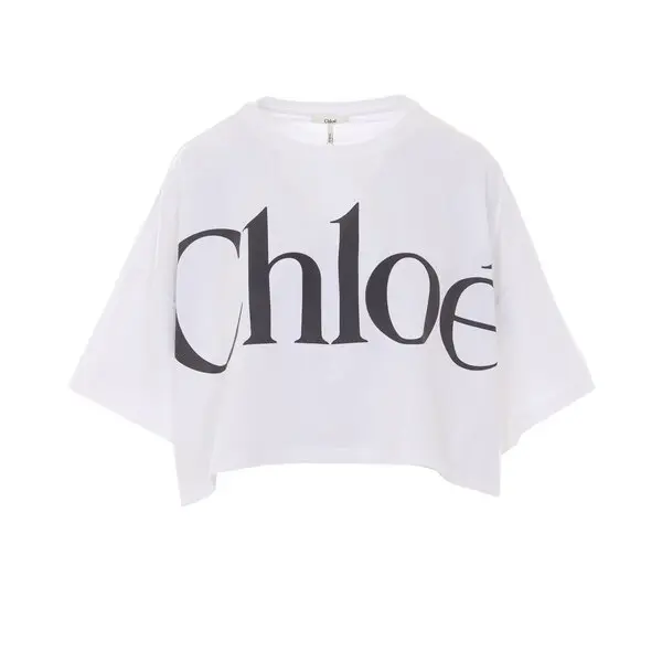 Chloé Logo T-shirt - White